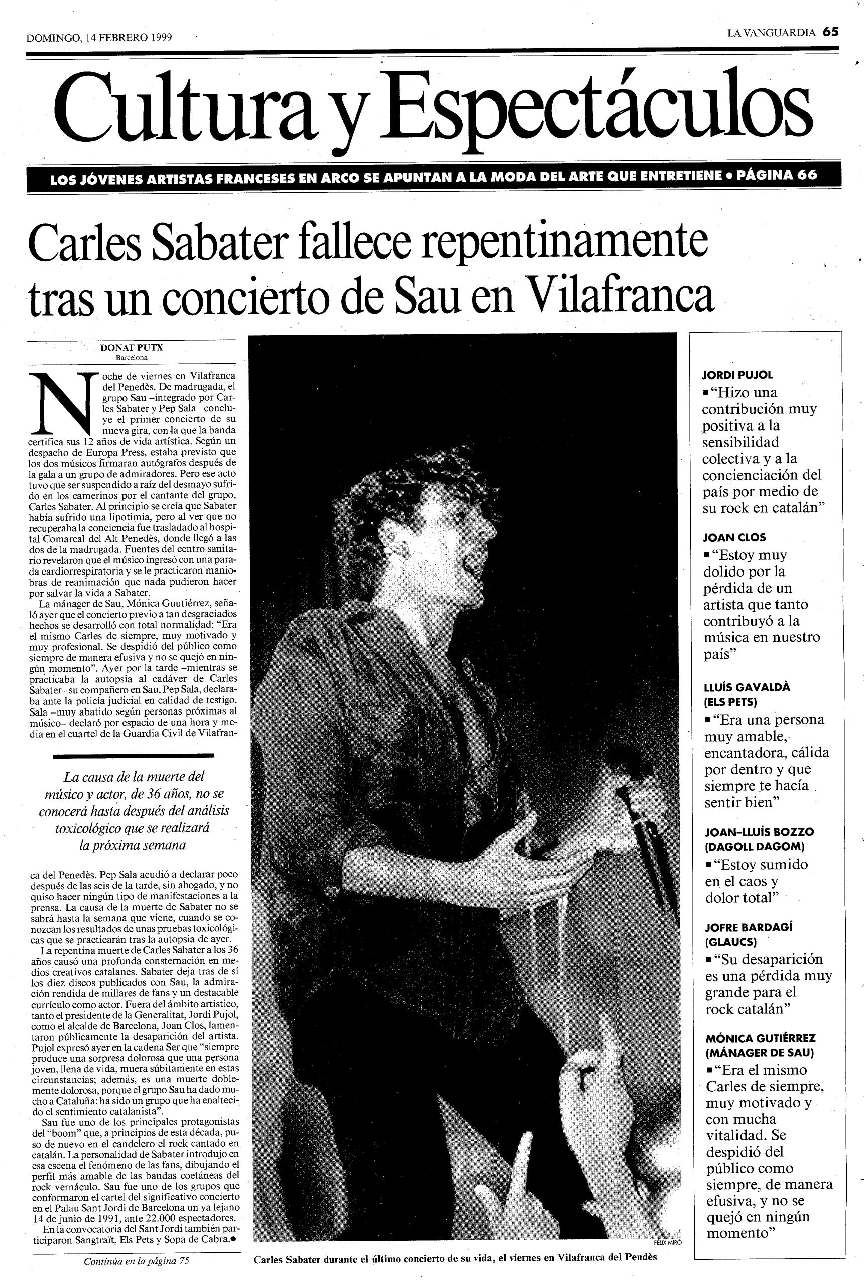 Locos por Carles Sabater: 25 años sin el mito de Sau y del rock catalán