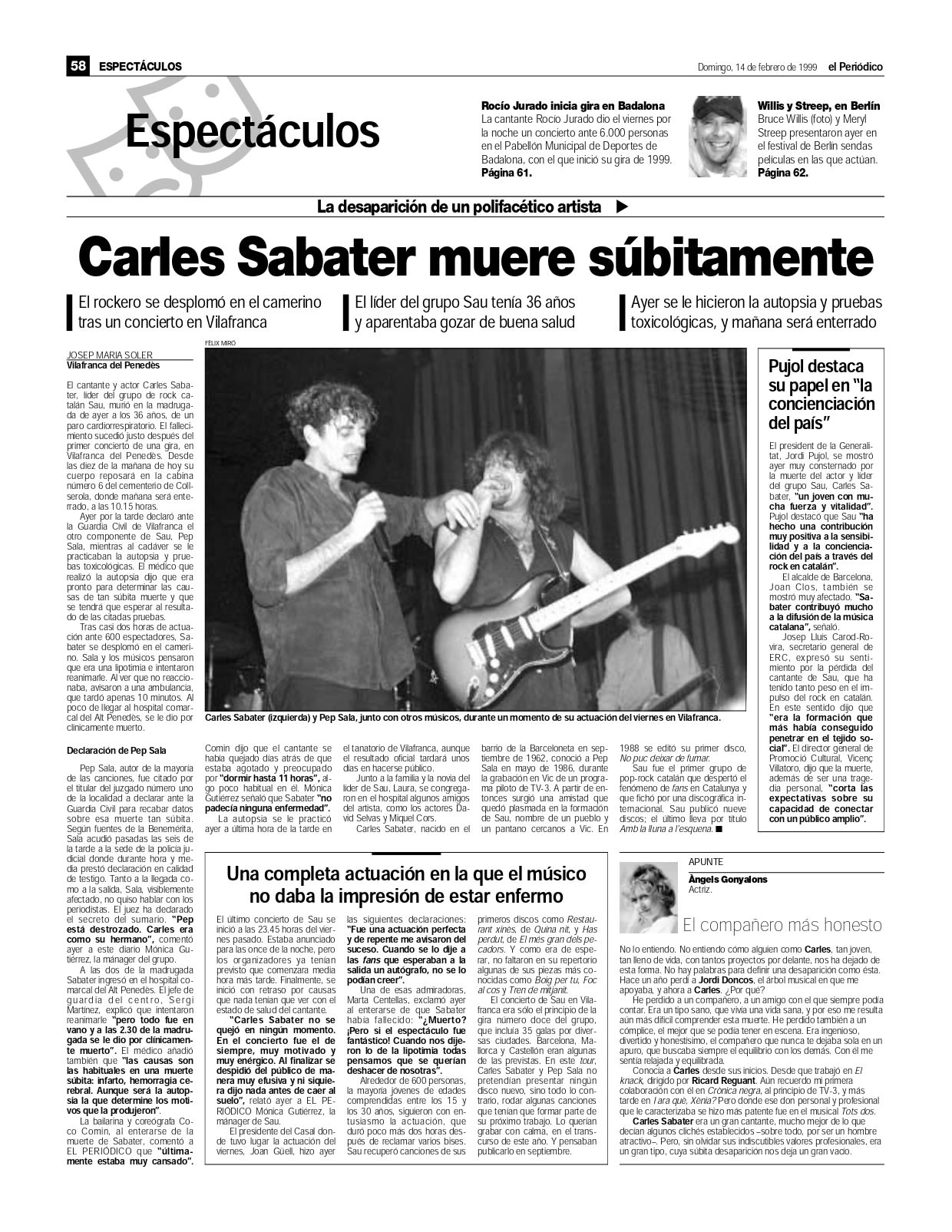 Locos por Carles Sabater: 25 años sin el mito de Sau y del rock catalán